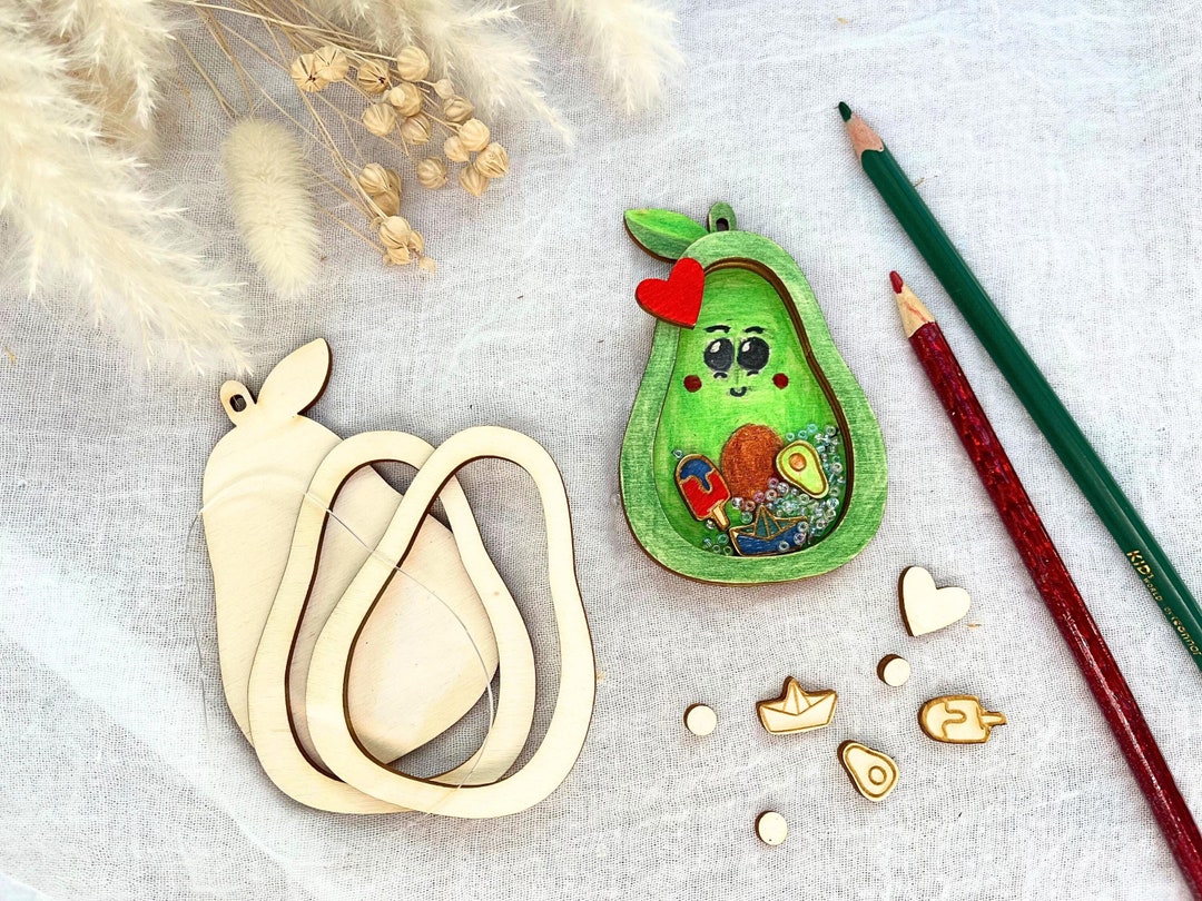 DIY Wooden Avocado Craft Kit | Children's Christmas Gift | Advent ...