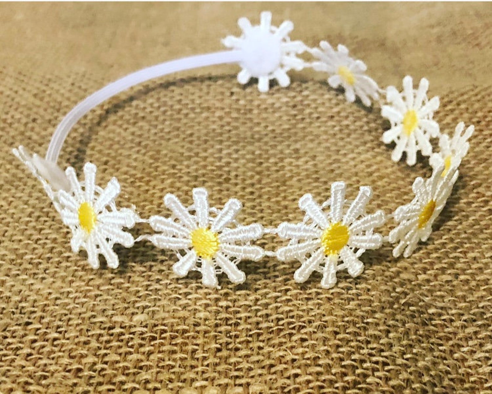 Daisy Headband / Daisy Chain Flower Crown Daisy Halo Boho - Etsy