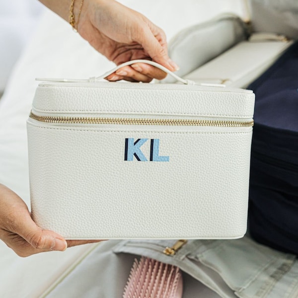 Leather Train Case - Etsy