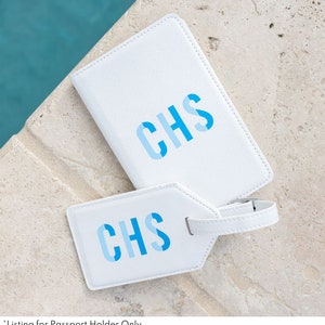 Duo Monogram Passport Holder - Etsy