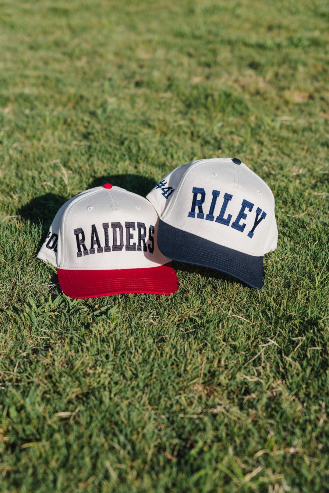 Custom Collegiate Vintage Trucker Hat // Custom Embroidered Hats ...
