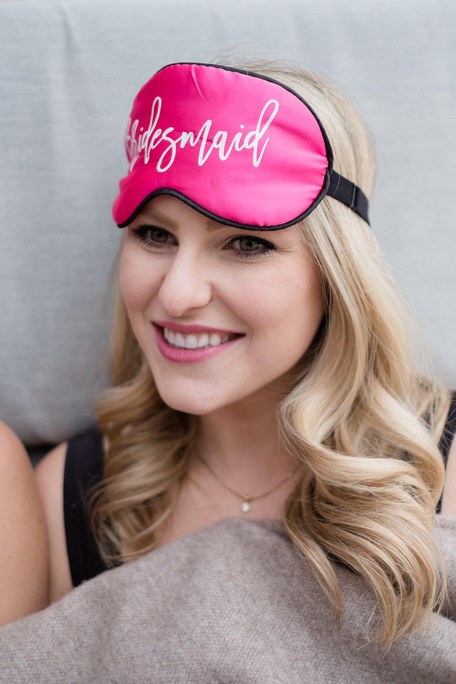 Wake Me for Mimosas Sleep Mask // Bachelorette // Wedding // - Etsy