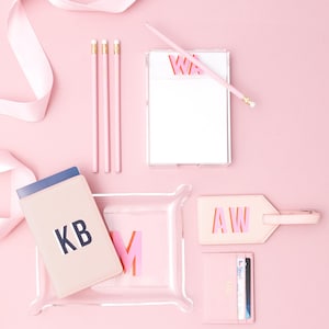 Acrylic Notepad Holder // Personalized Notepad Holder, Acrylic Gifts, Office Decor, Coworker ...