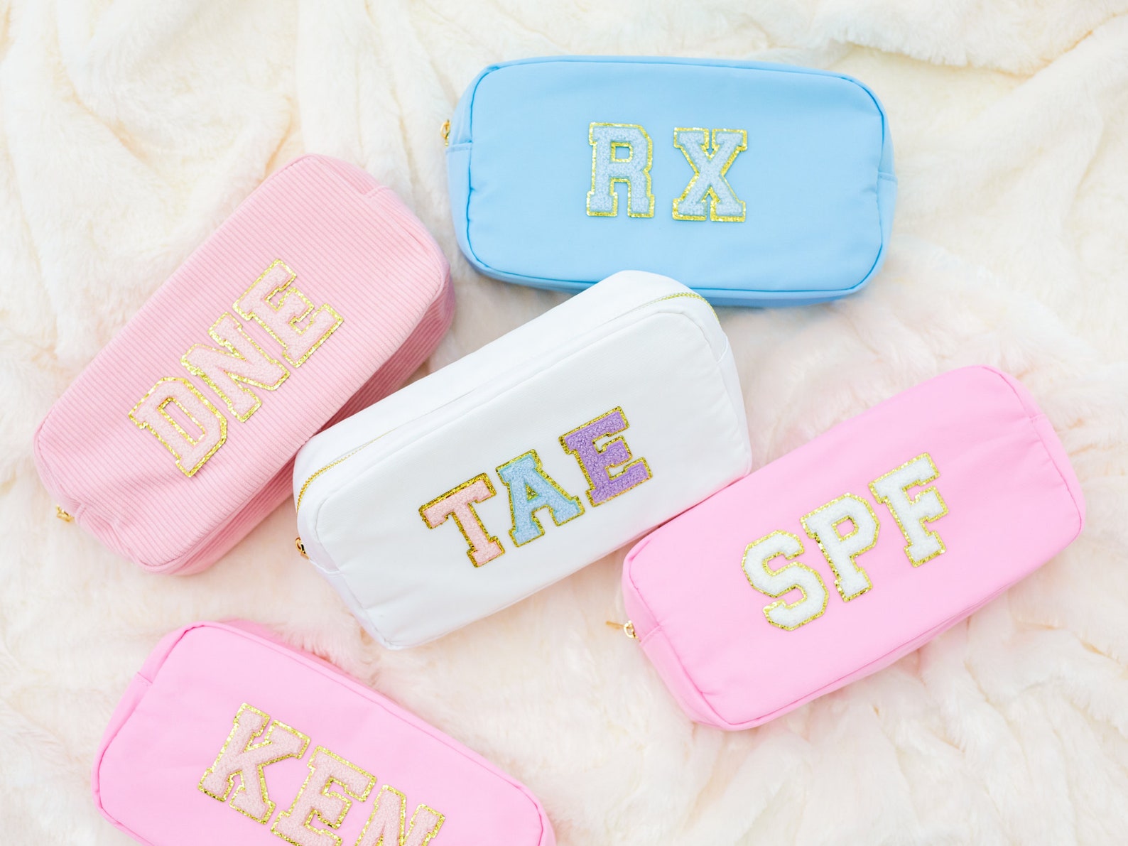 Nylon Pouch With Patches - Etsy