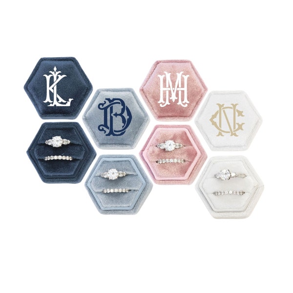 Custom Velvet Ring Box - Etsy