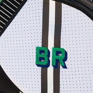 Striped Monogram Tennis Bag // Personalized Tennis Gift Monogram Sports ...