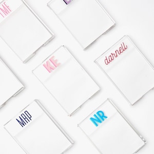 Acrylic Notepad Holder // Personalized Notepad Holder, Acrylic Gifts ...