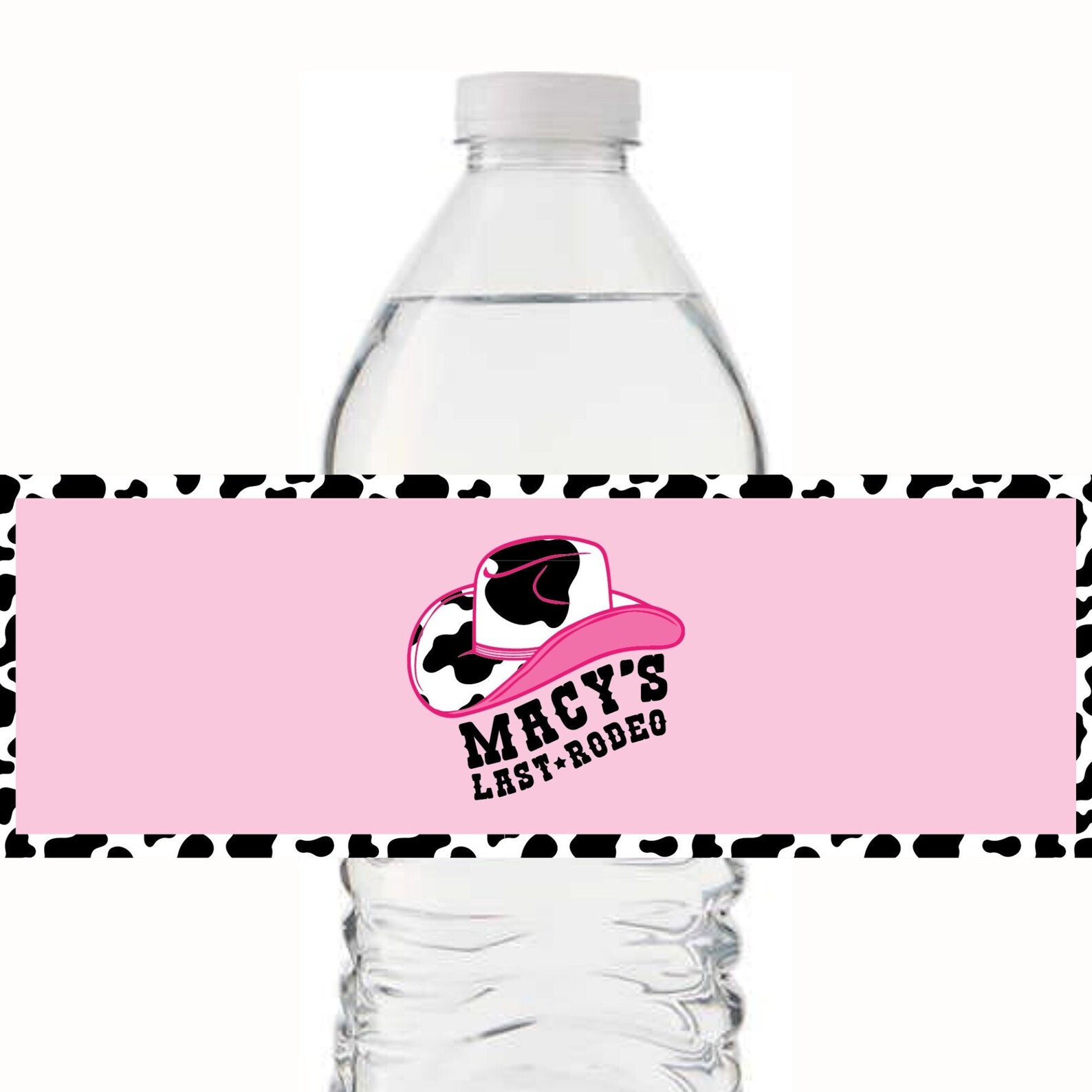 Custom Last Rodeo Water Bottle Label set of 10 - Etsy