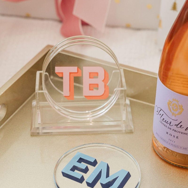 Acrylic Coasters - Etsy