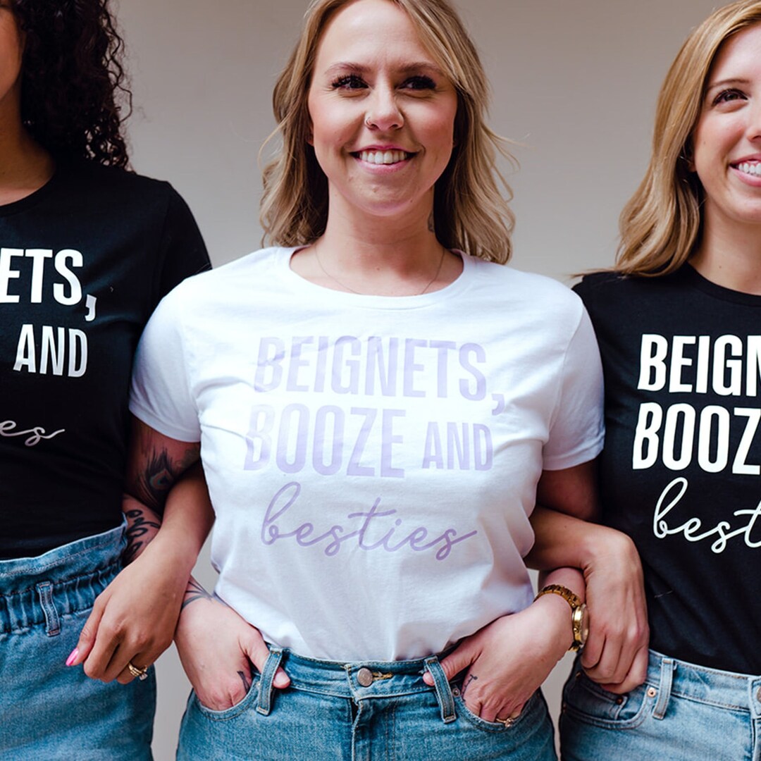 Beignets Booze & Besties // Engagement // Bachelorette // - Etsy