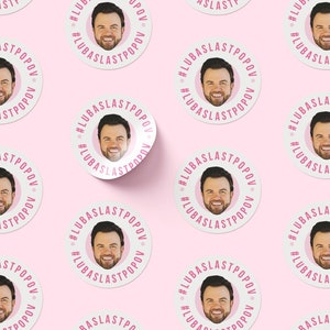 Custom Face Stickers set of 12 - Etsy