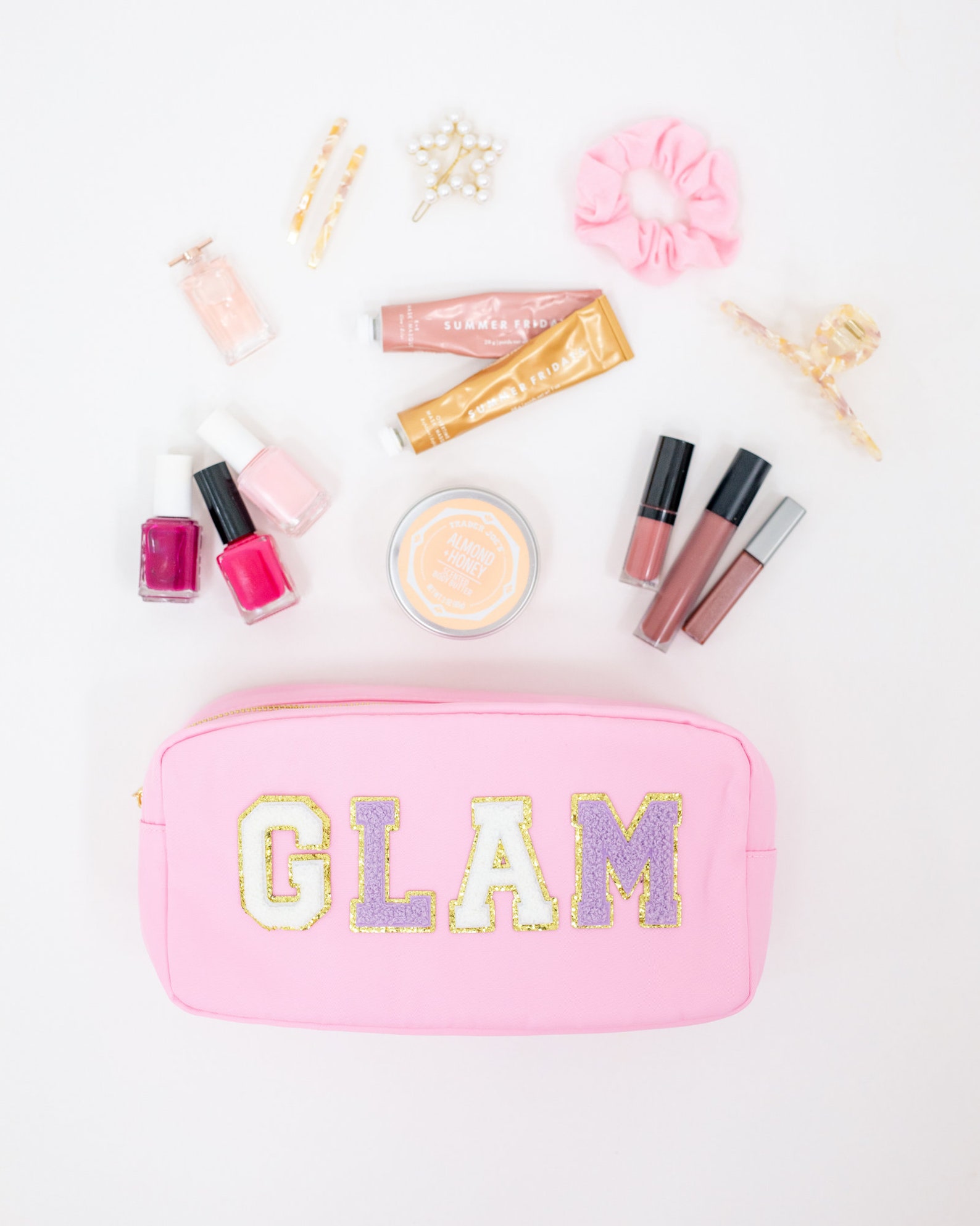 Nylon Pouch With Patches - Etsy