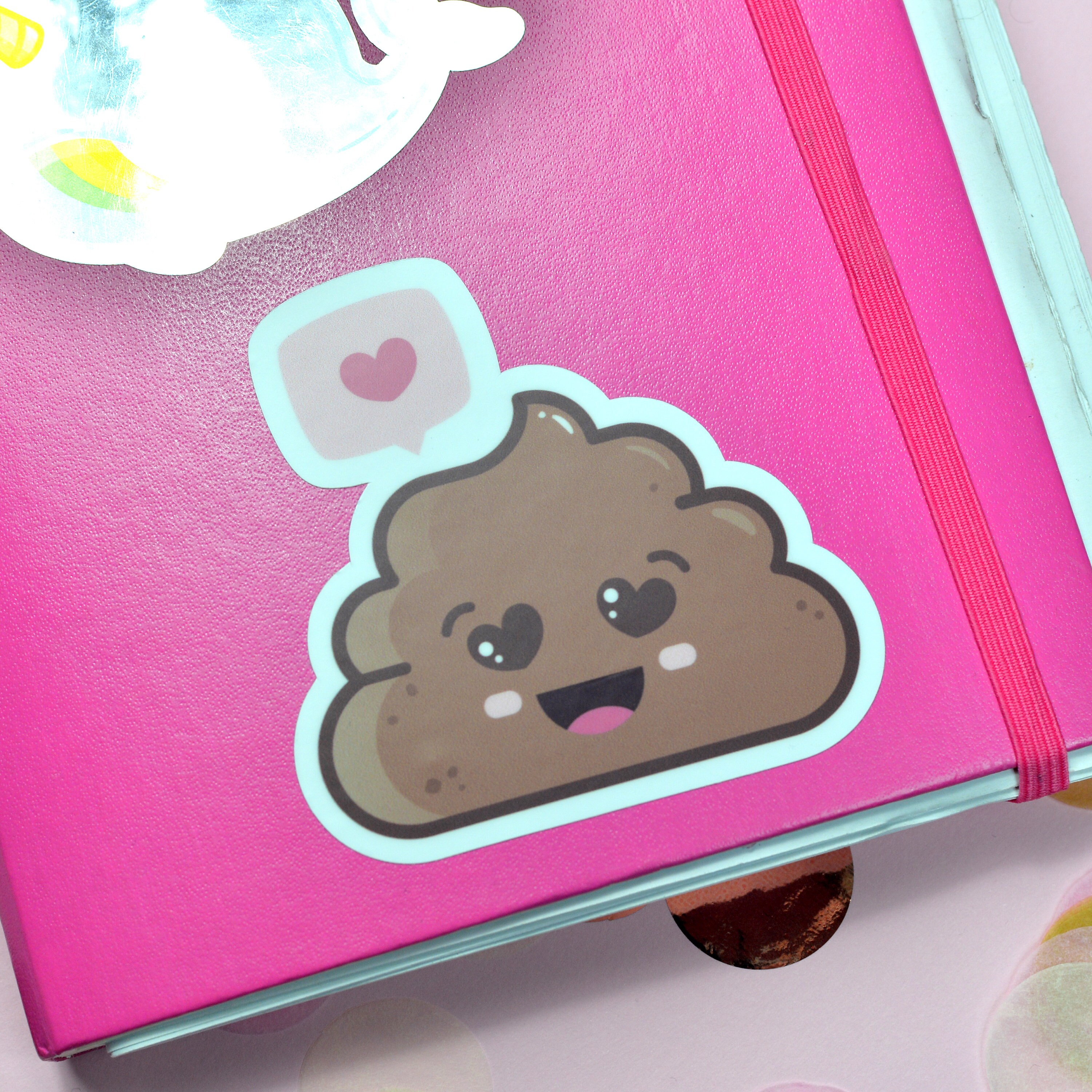 Sticker Emoji Poo Like XL Vinyl High Quality | Etsy