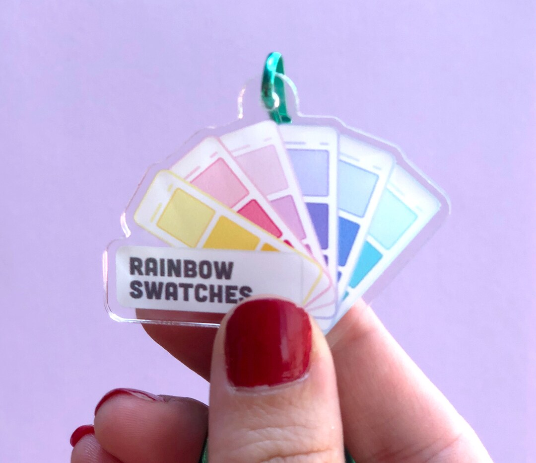 Acrylic keychain Pantone Swatches - Etsy France