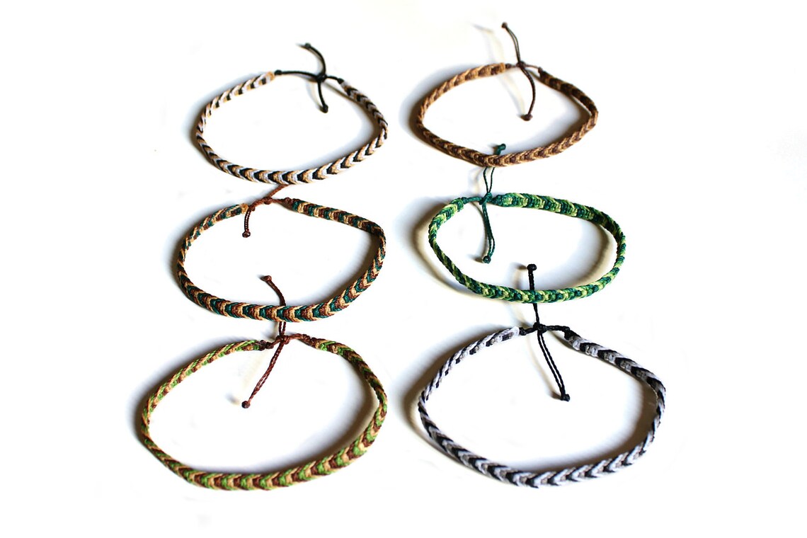 Ethnic Anklet Men Tribal Anklet Macrame Anklet Surf Ankle - Etsy