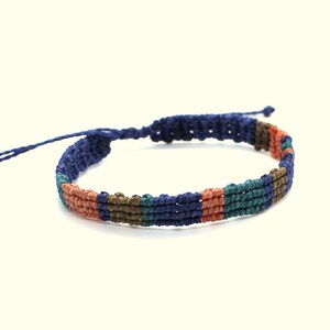 Indie Macrame Bracelet for Men, Adjustable Knotted Bracelet, Ethnic ...
