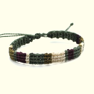 Indie Macrame Bracelet for Men, Adjustable Knotted Bracelet, Ethnic ...