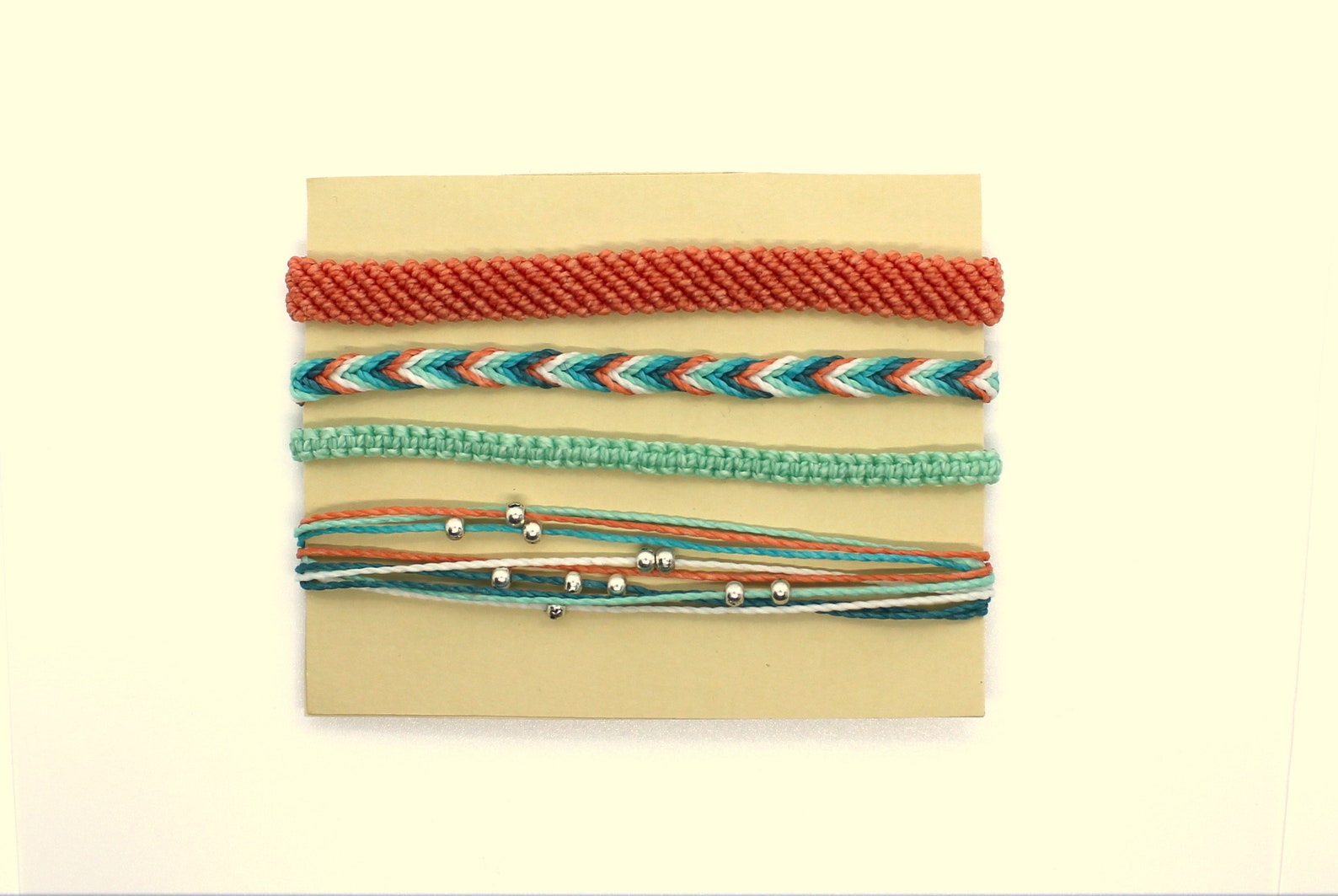 Pack 4 Wax Thread Vsco Bracelets for Women Style Bracelet - Etsy