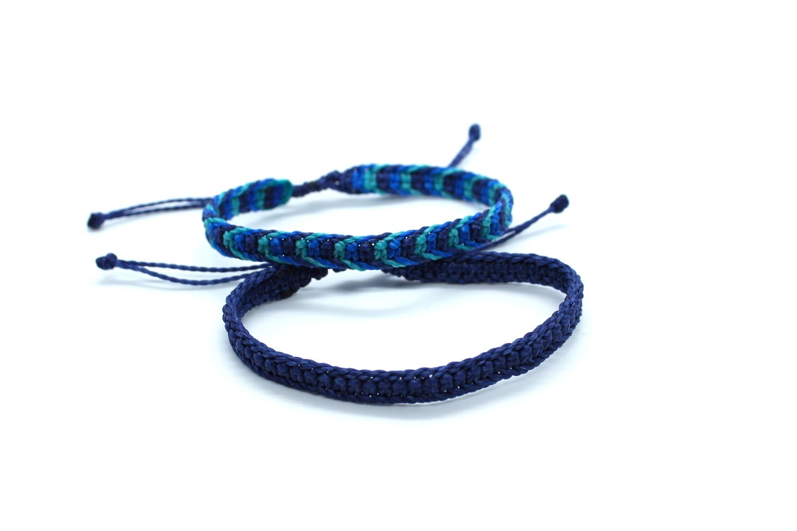 Wax Cord Friendship Bracelet Set Thread Bracelet Pack - Etsy