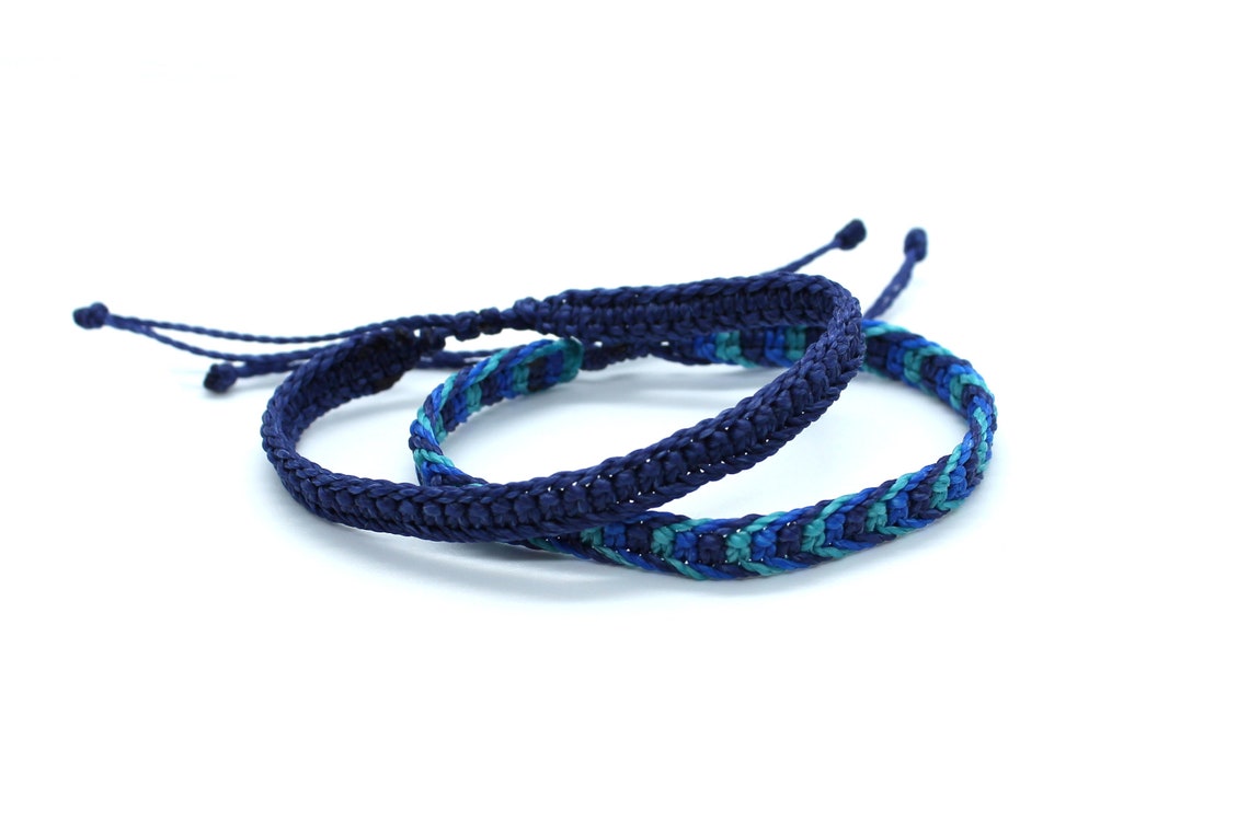 Wax Cord Friendship Bracelet Set Thread Bracelet Pack - Etsy