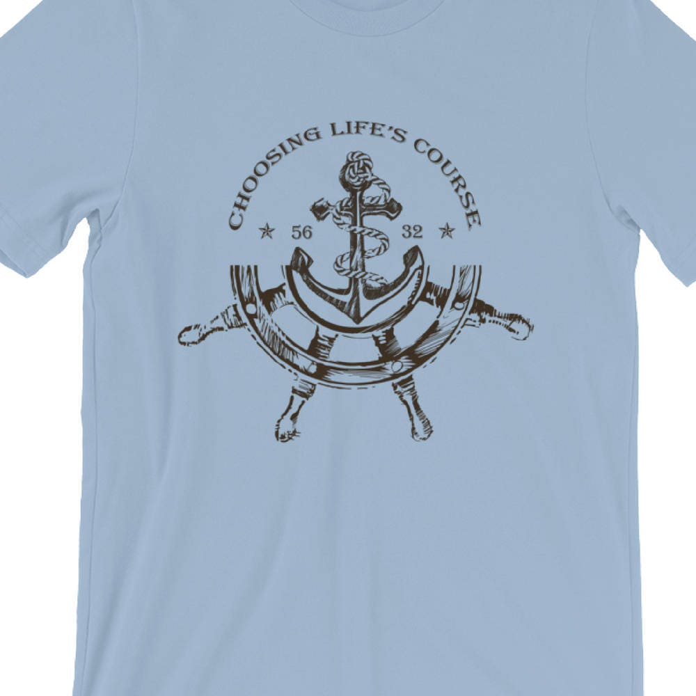 Men's Compass T-shirt - Compass T Shirt, Boat Tshirt, Nautical T-shirt ...