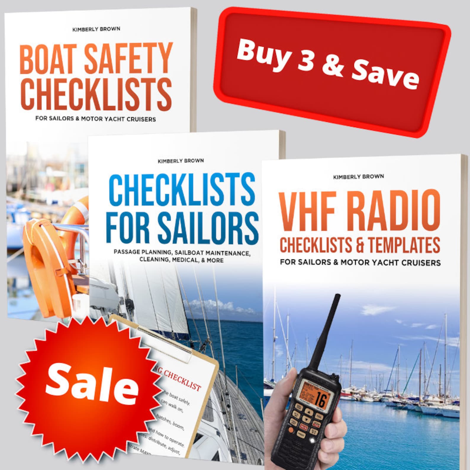 Boating Checklists Printable Boat Templates Safety Sailing Lists VHF ...