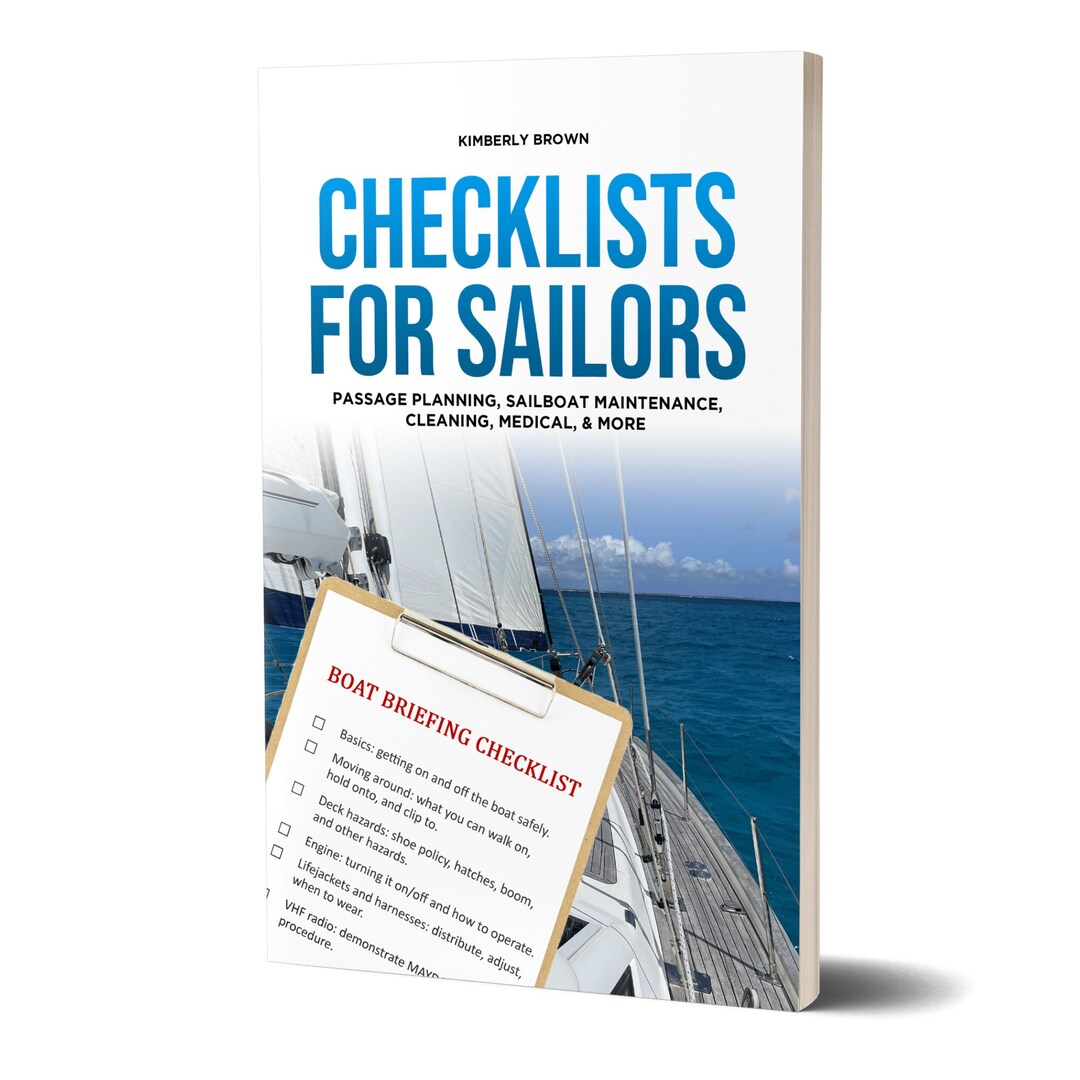 Checklists for Sailors Templates for Boaters Printable Lists Sailing ...