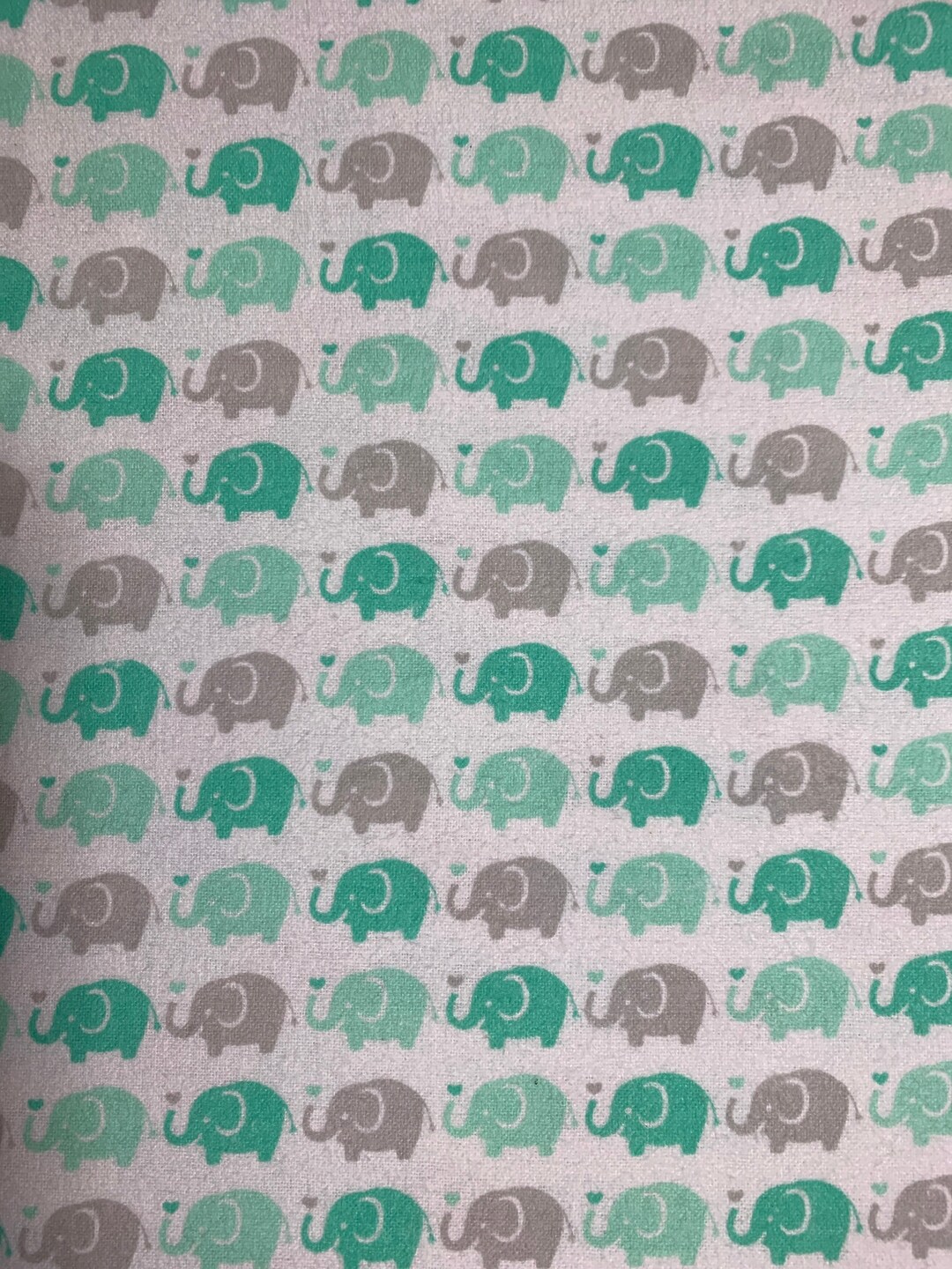 Elephants Flannel Fabric, Elephants Flannel Material, Flannel by the ...