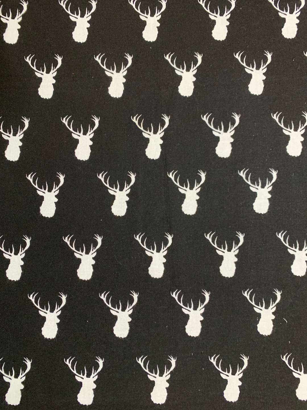 Deer Cotton Fabric, Deer Material, Woodland Fabric, Woodland Material ...