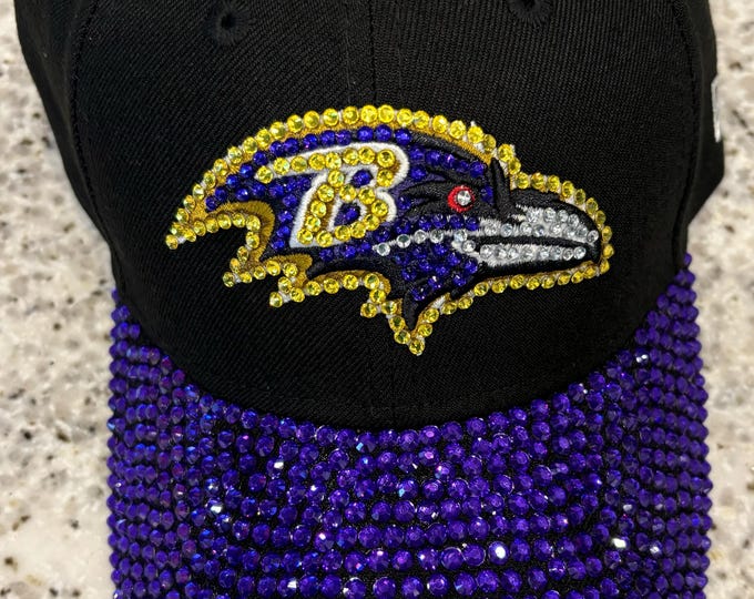 Custom Ravens Bling Hat! - Etsy
