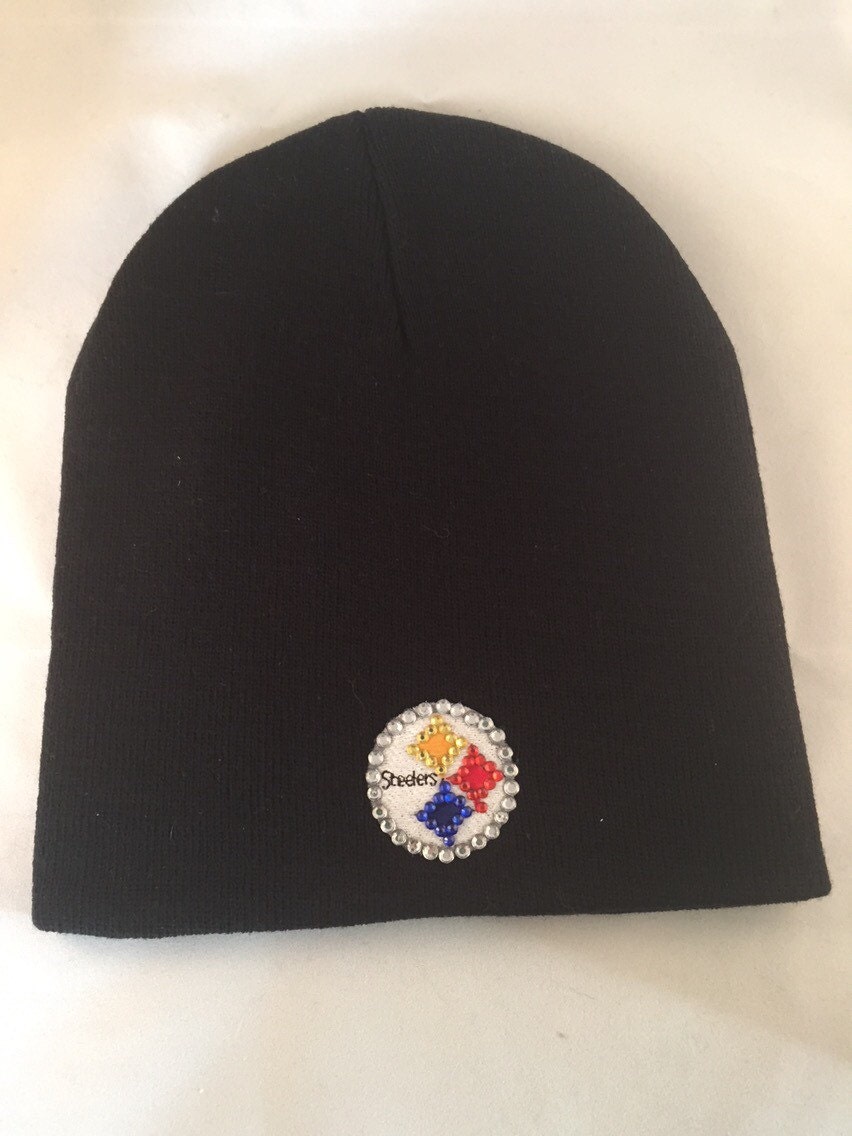 Go Team Go! Custom Made Sports Beanies With Rhinestone Logo. Any Team ...