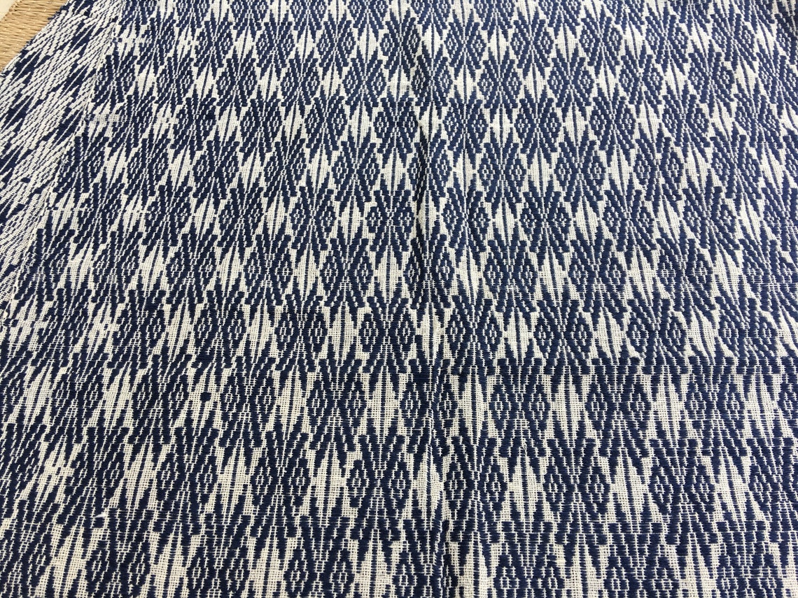Unique Ethnic Tai Lue Hand Woven Cotton Fabric /NE7 | Etsy