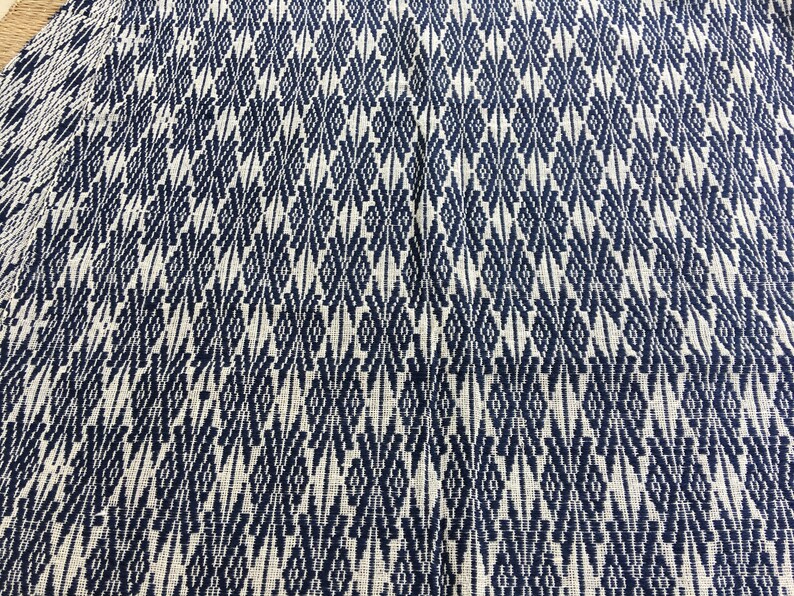 Unique Ethnic Tai Lue Hand Woven Cotton Fabric /NE7 | Etsy