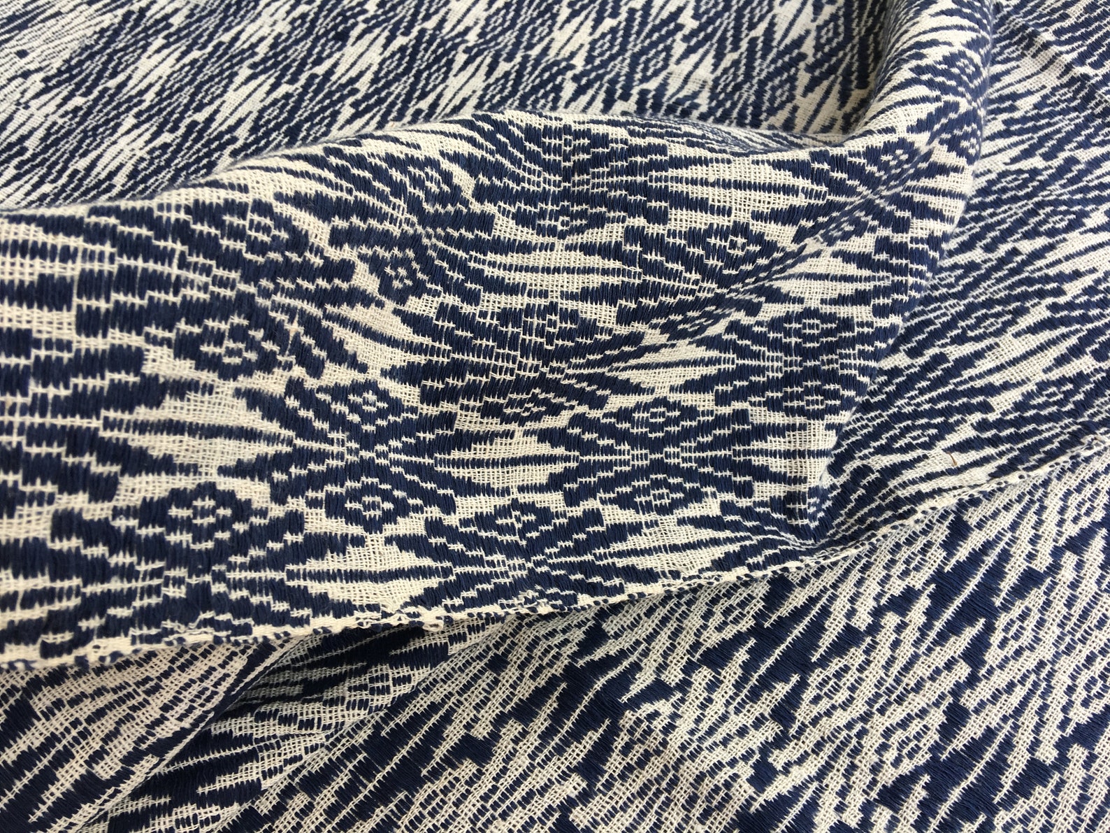 Unique Ethnic Tai Lue Hand Woven Cotton Fabric /NE7 | Etsy