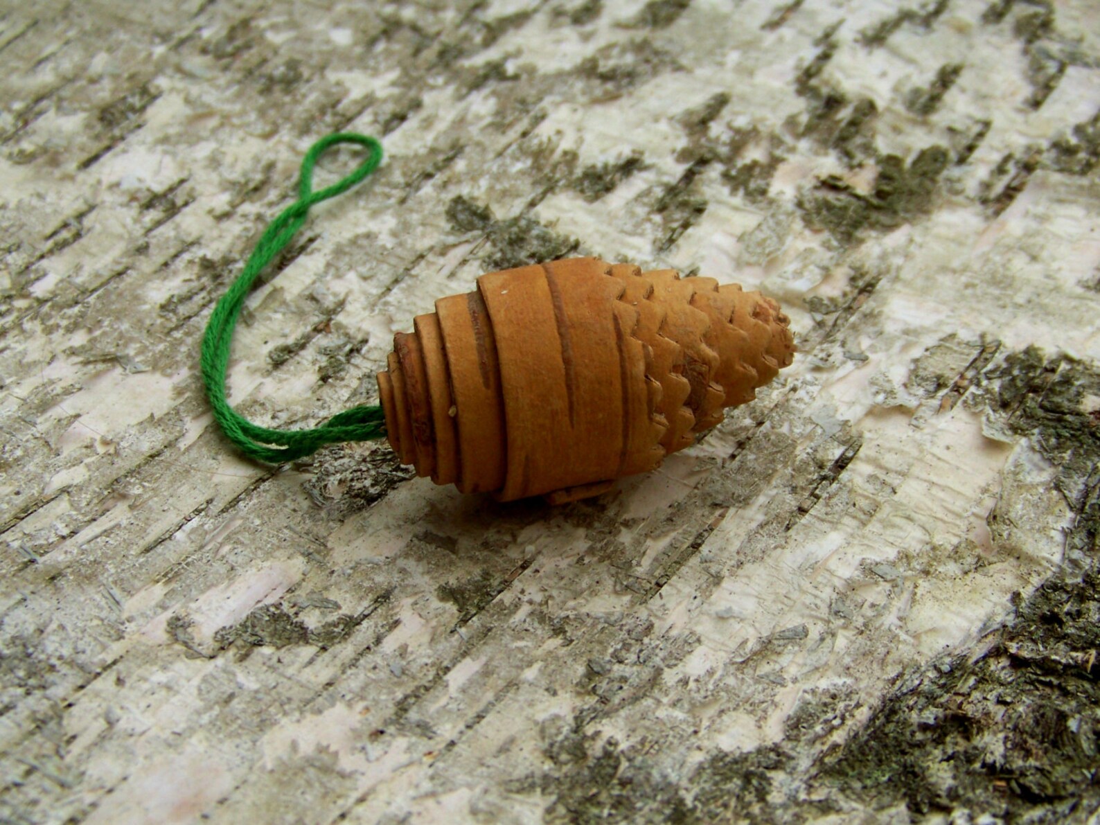 Christmas Decor Birch Bark Cone for Christmas Tree Natural - Etsy