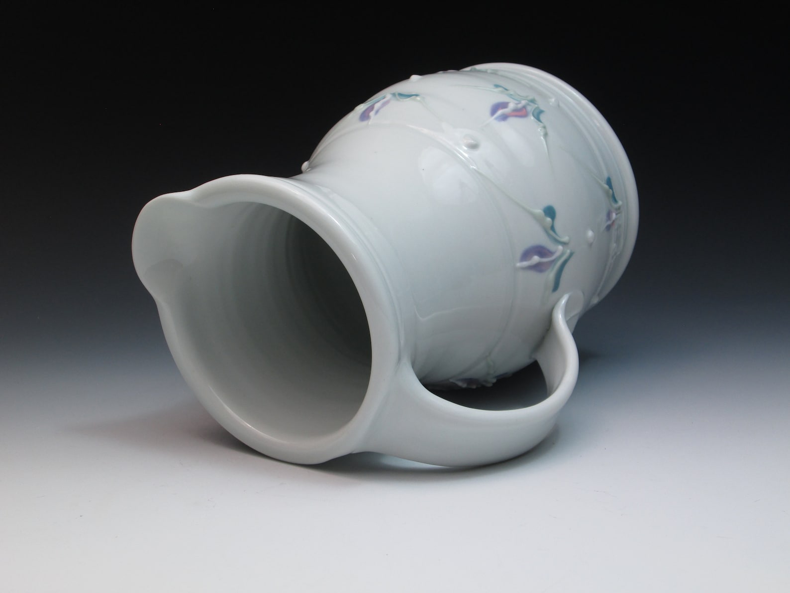 Beautiful Susan Z Vey Porcelain Jug Hand-thrown Studio | Etsy