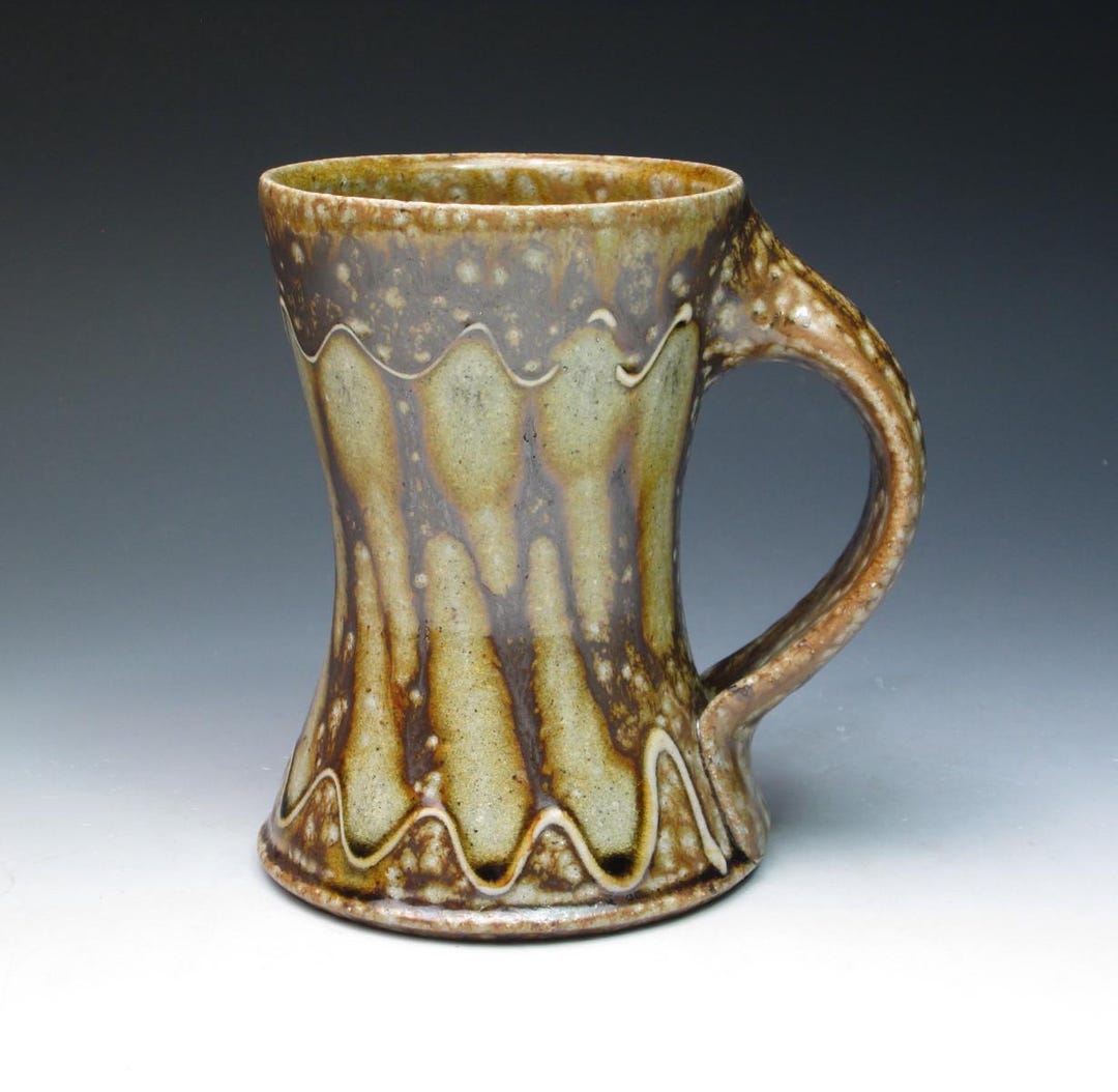 Daniel Johnston Wood/salt Fired Stoneware Mug, Salt Fired Mug, Wood ...