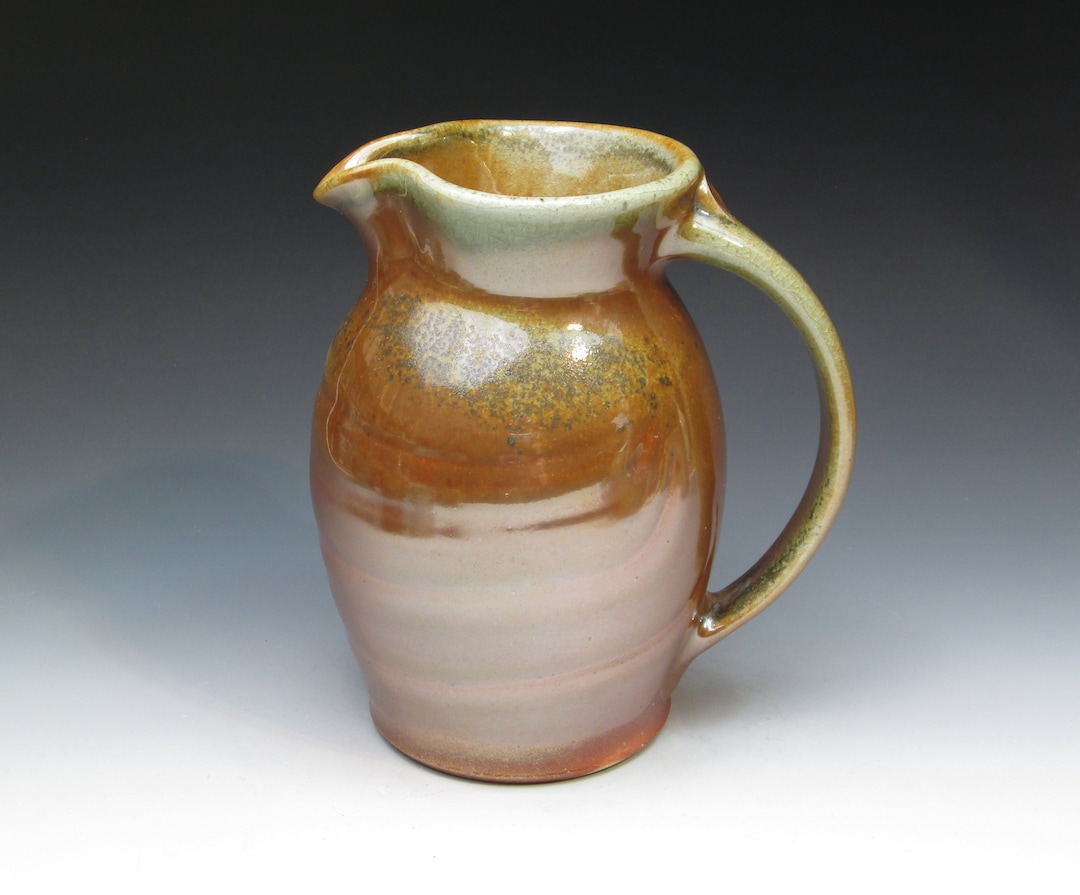 Joe Winter Wood Fired Stoneware Jug, Nevada Artist Joe Winter One Quart ...