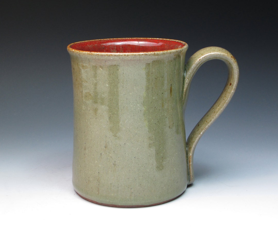 Jugtown One Pint Mug, 1991 Studio Pottery Stoneware Mug, Seagrove NC ...