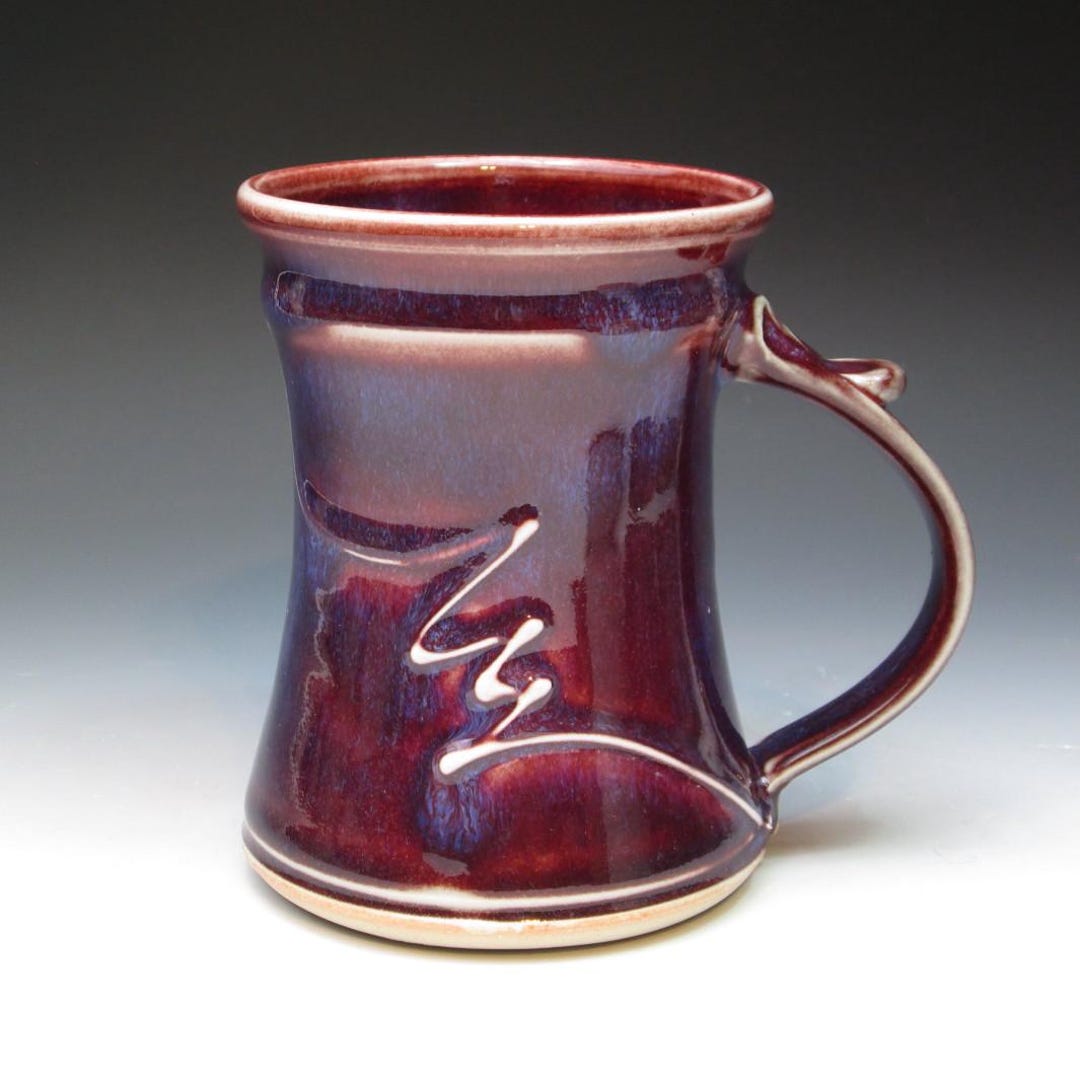 Nice Porcelain One Pint Mug, Signed Nelson, Studio Pottery Porcelain - Etsy