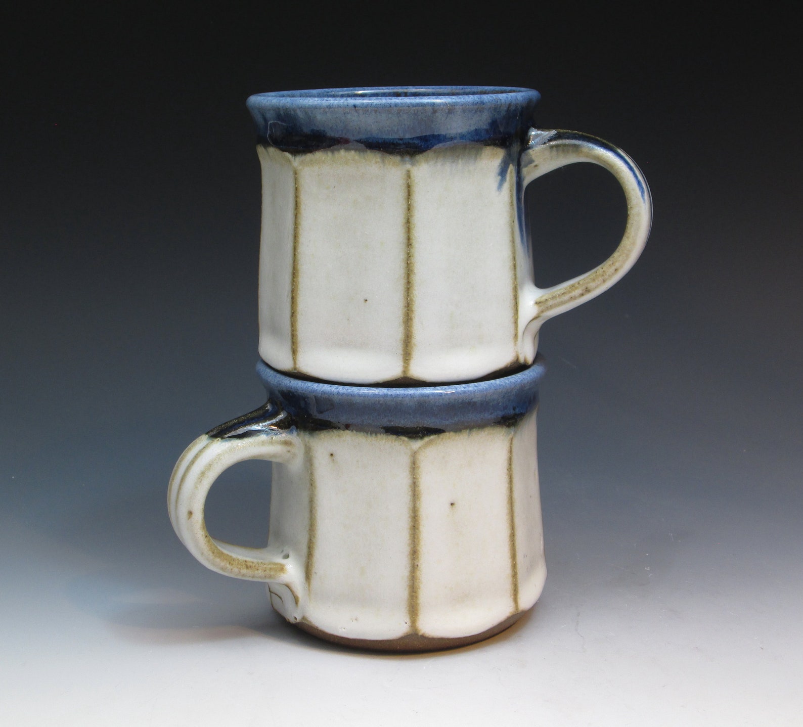 Dan Zulawski Stoneware Mugs, Massachusetts Artist Zulawski, Stoneware ...