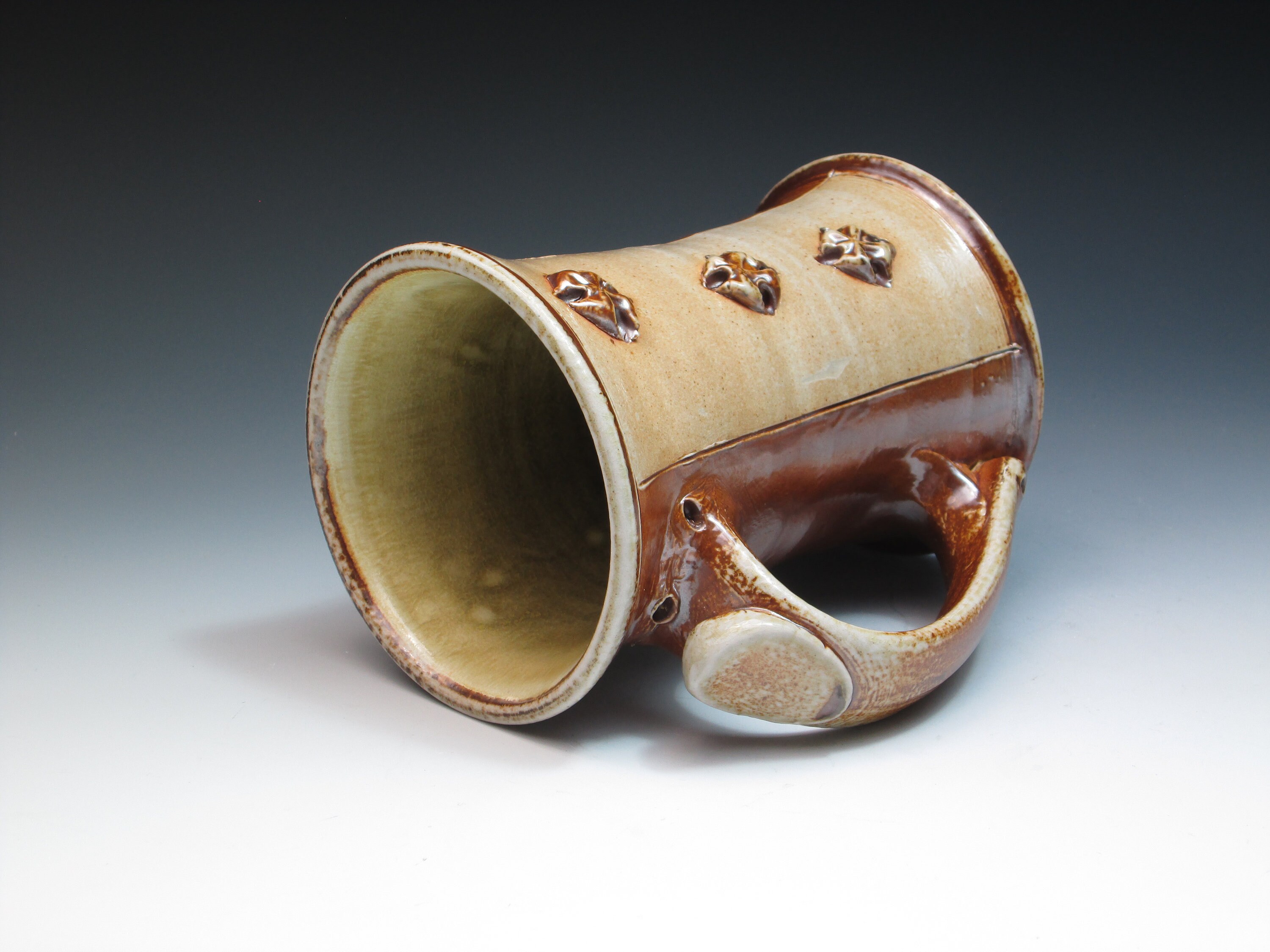 Steve White Salt Fired Porcelain Mug Studio Pottery Porcelain - Etsy