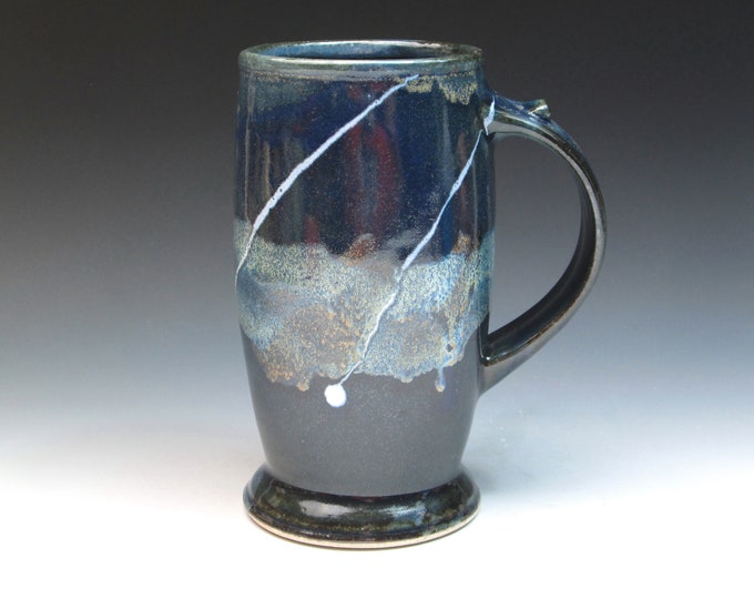 16oz Signed Stoneware Mug, Studio Pottery Mug, Stoneware Pottery Mug - Etsy