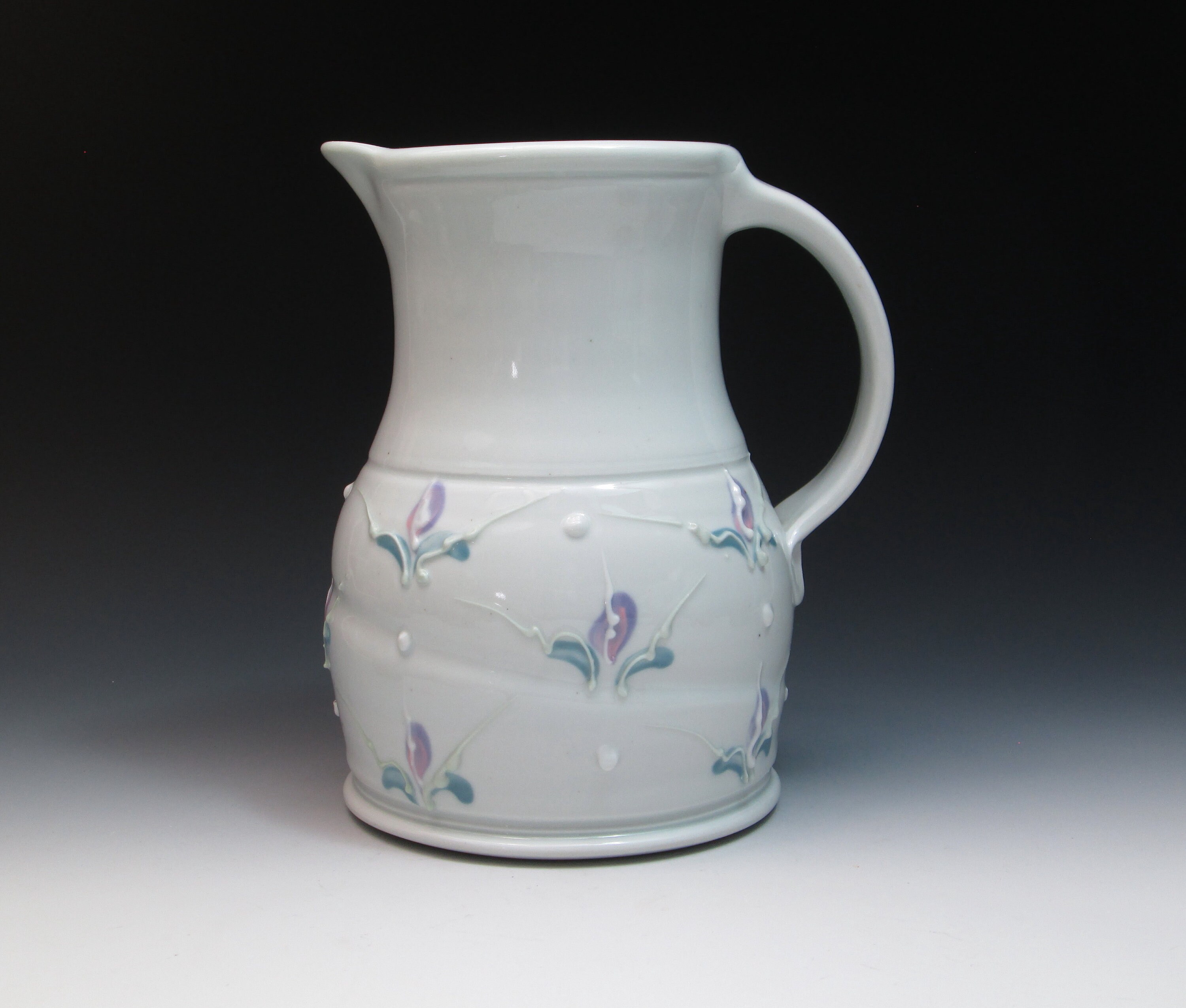 Beautiful Susan Z Vey Porcelain Jug Hand-thrown Studio | Etsy