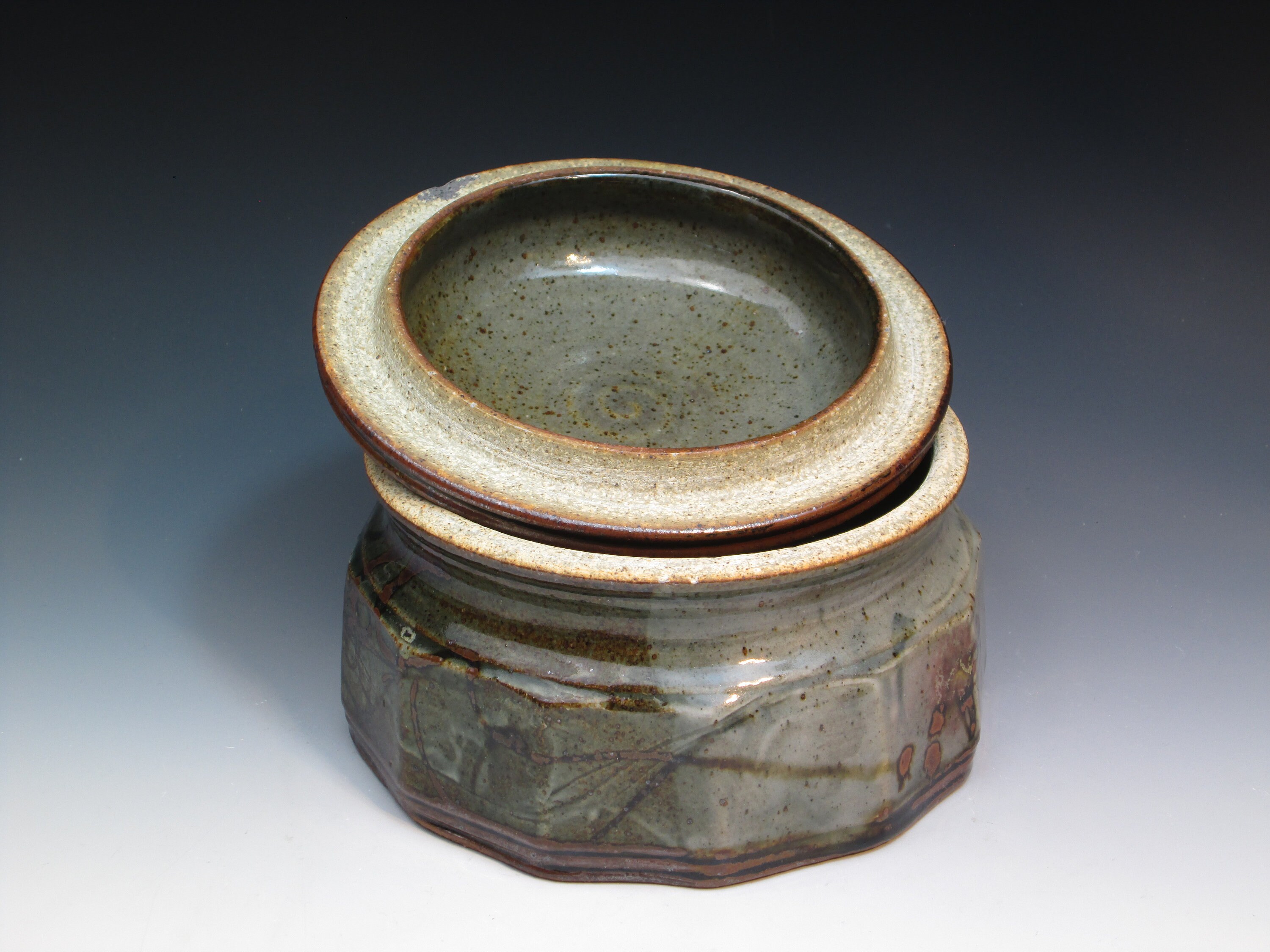 John Glick Plumtree Pottery Stoneware Jar Hand Thrown Pottery - Etsy