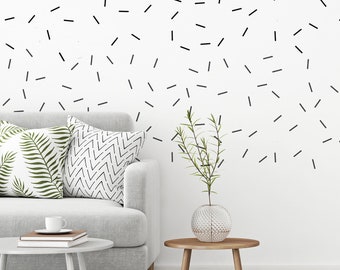 Sprinkle Wall Stickers Wall Decor Artwork Peel and Stick - Etsy