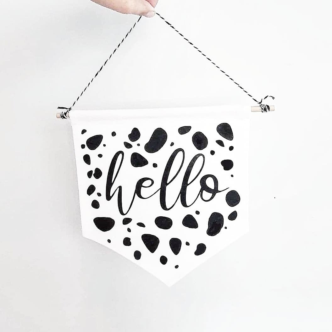 HELLO Wall Banner Hanging Kids Childrens Bedroom +FREE POSTAGE Uk - Etsy