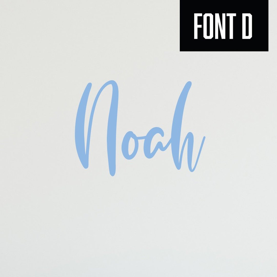 CUSTOM PERSONALISED NAME Wall Sticker Decal Matte Kids Bedroom Living ...