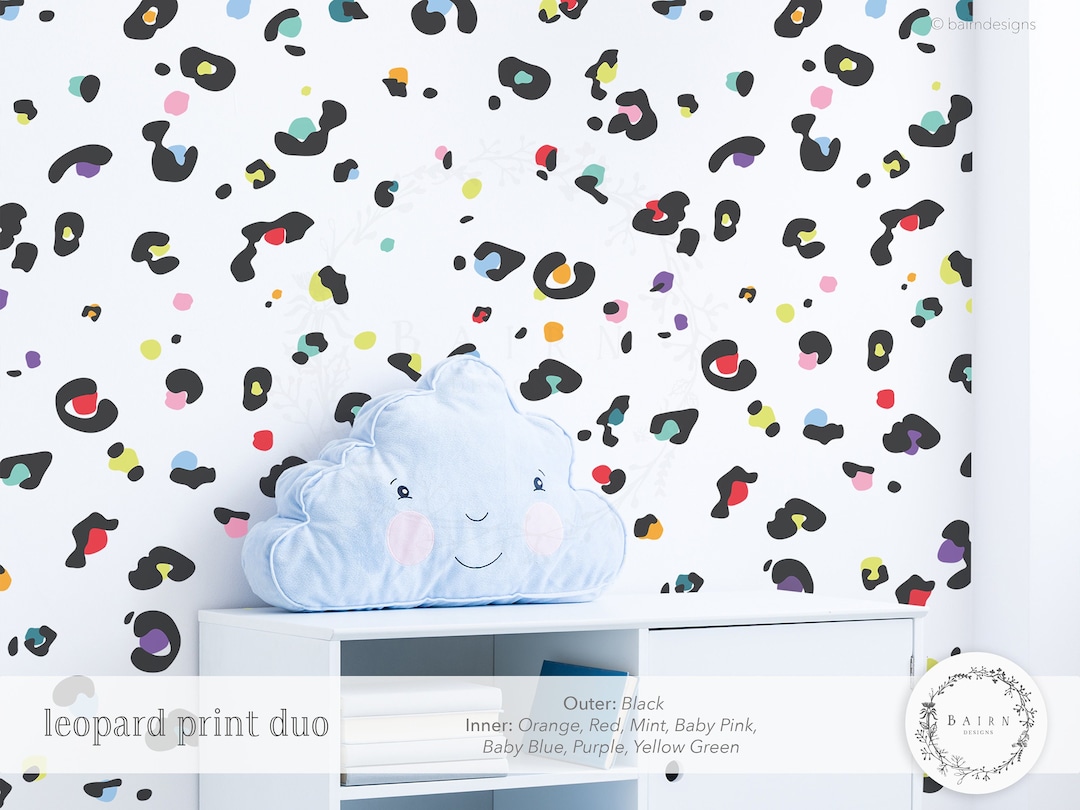 LEOPARD PRINT Wall Sticker, Multi-colour, Animal Print , Leopard Print ...