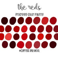 Procreate Red - Etsy